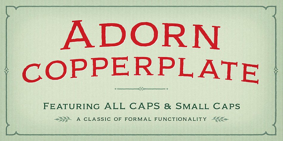 Adorn Collection Font