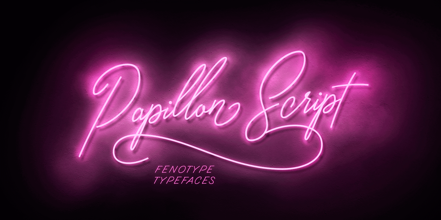 Papillon Script Font