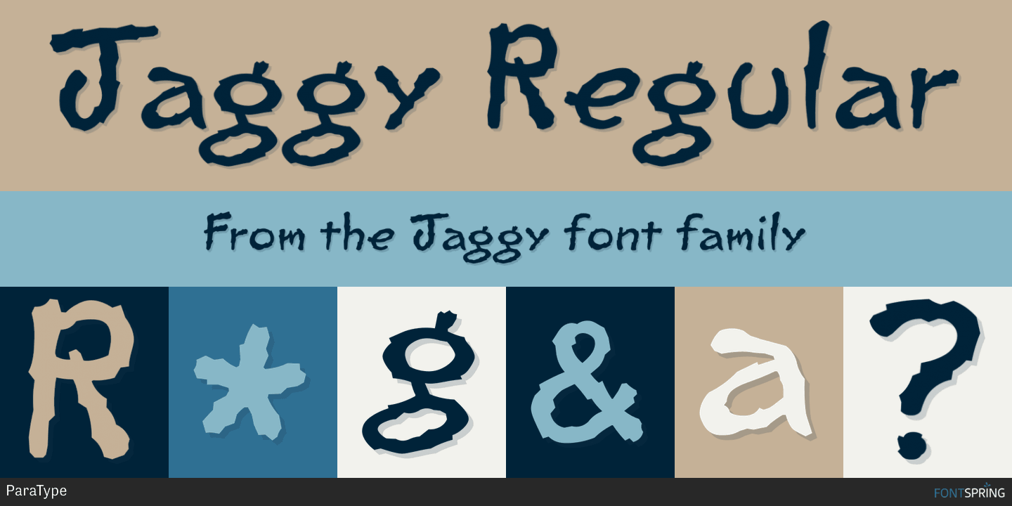 Jaggy Font