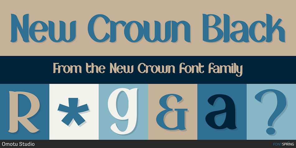 New Crown Black Font