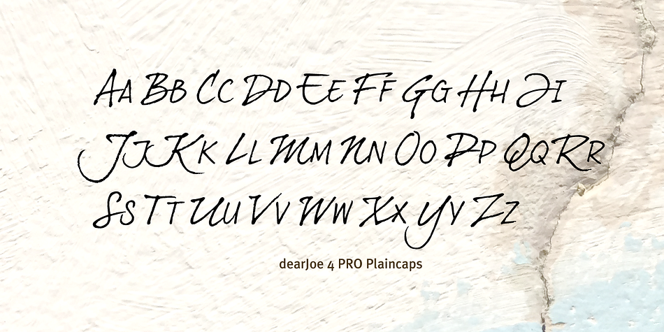 dearJoe 4 Font | Fontspring