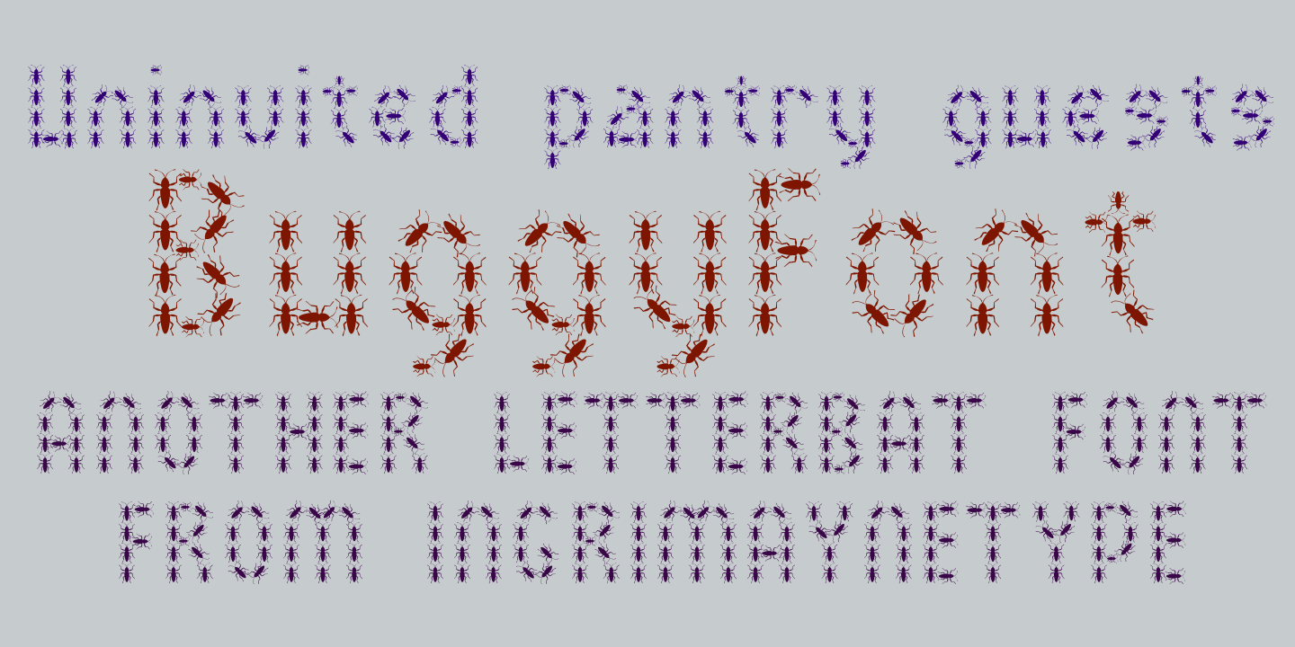 BuggyFont Font