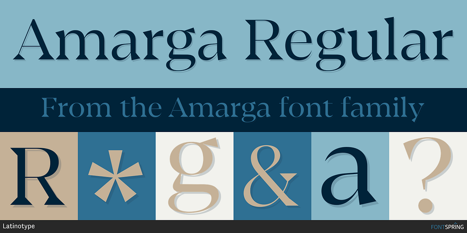 Amarga Regular Font