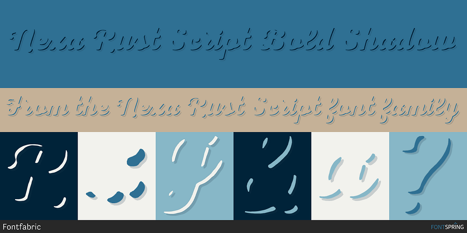 Nexa Rust Script Bold Shadow Font