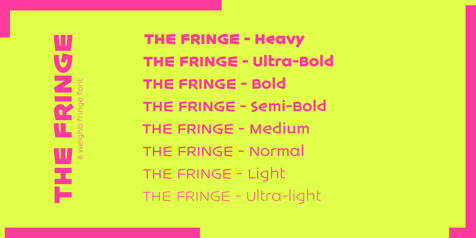 The Fringe Font