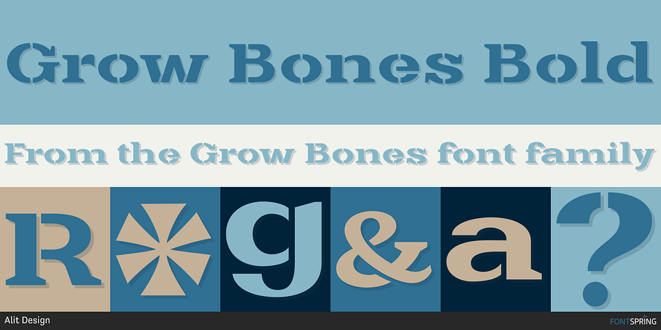 Grow Bones Bold Font