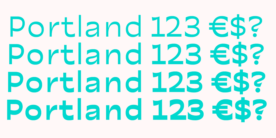 Portland Font Family by Fenotype - Fontspring