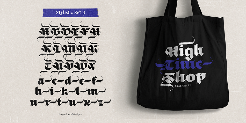 Black Obesity Font