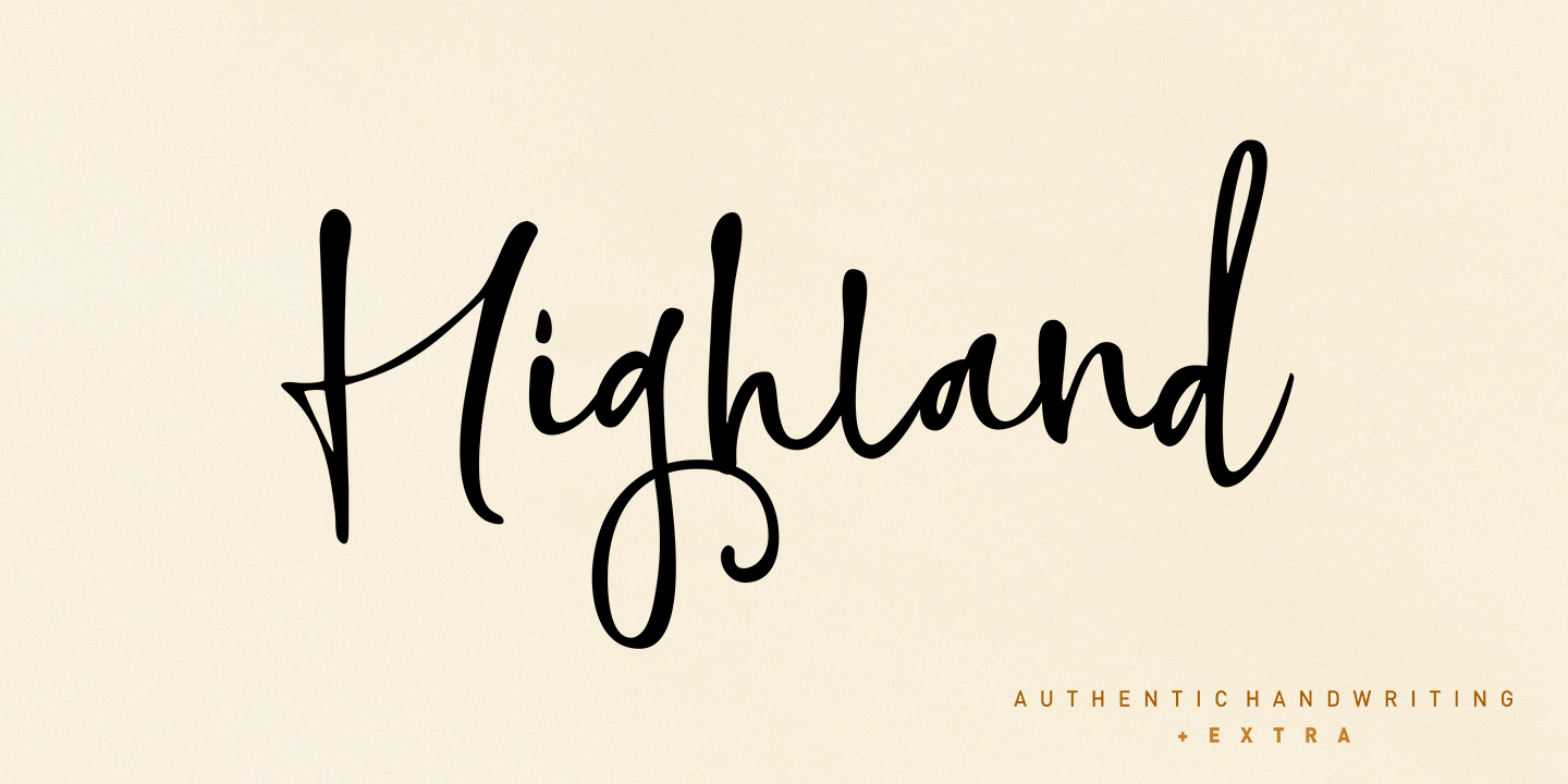 Highland Font