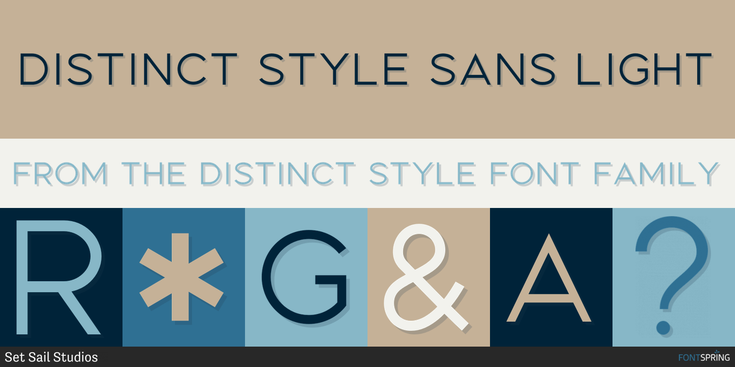 Fonts similar to Distinct Style