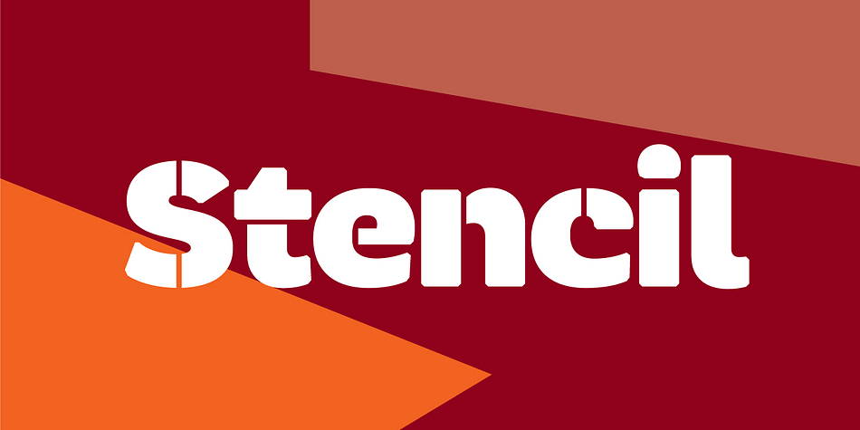 Monty Stencil Font