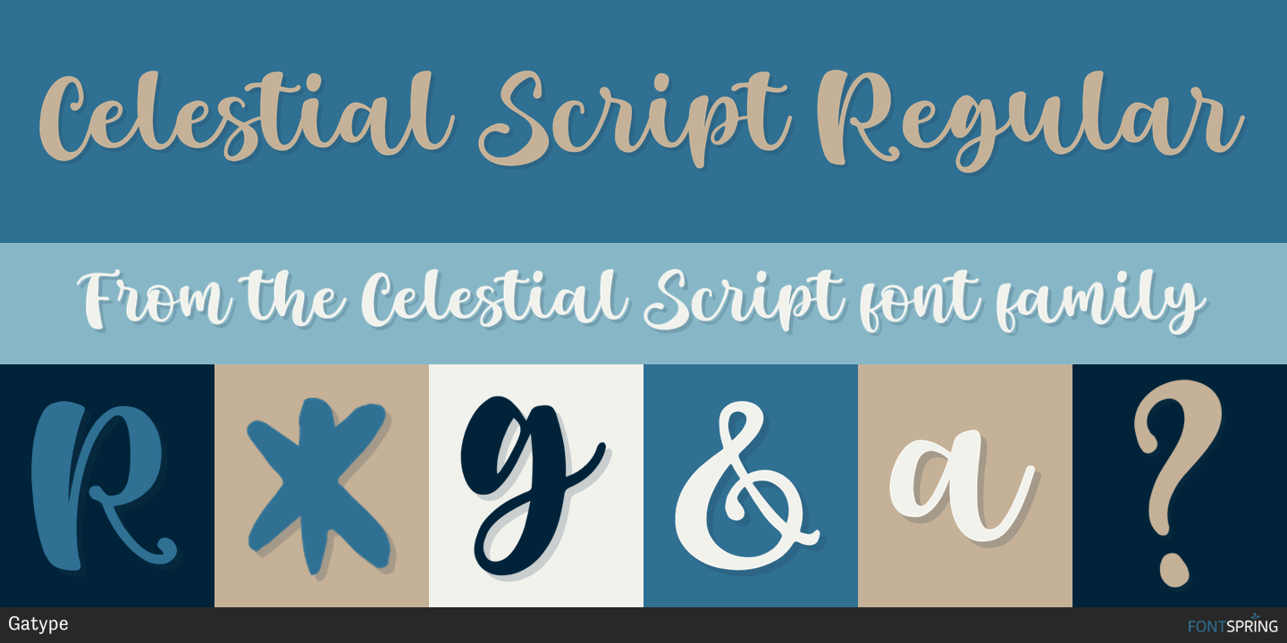 Fonts similar to Celestial Script