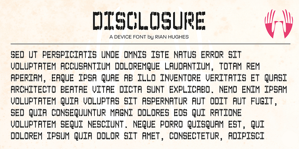 Disclosure Font