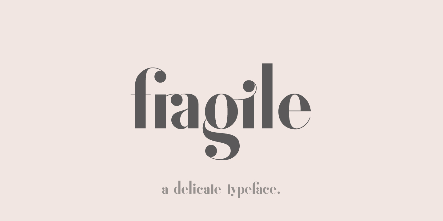 Fragile Font