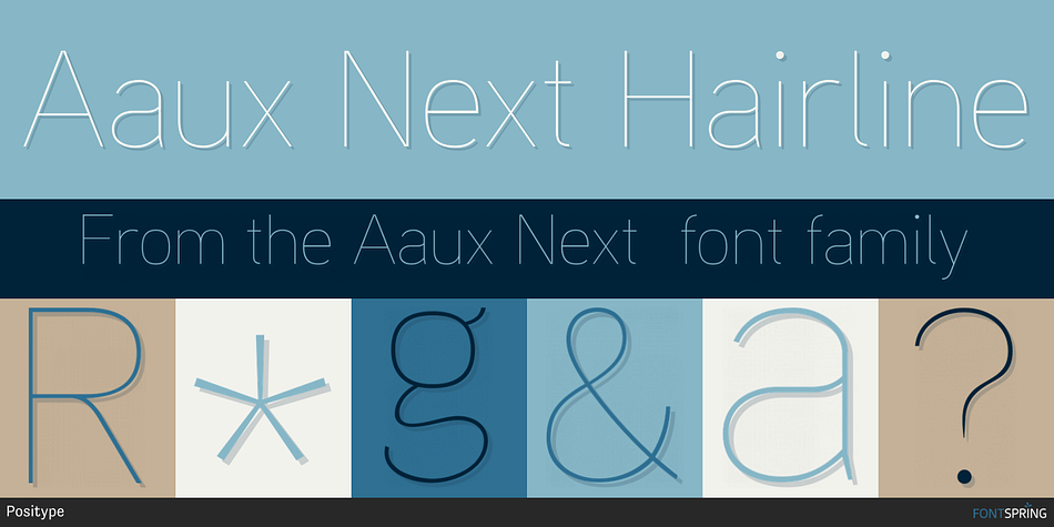Aaux Next Font | Fontspring