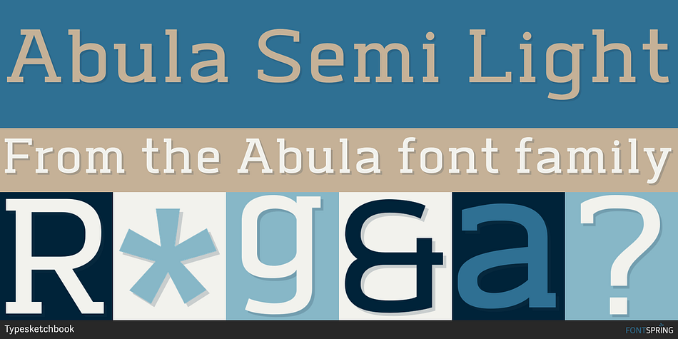 Abula Semi Light Font