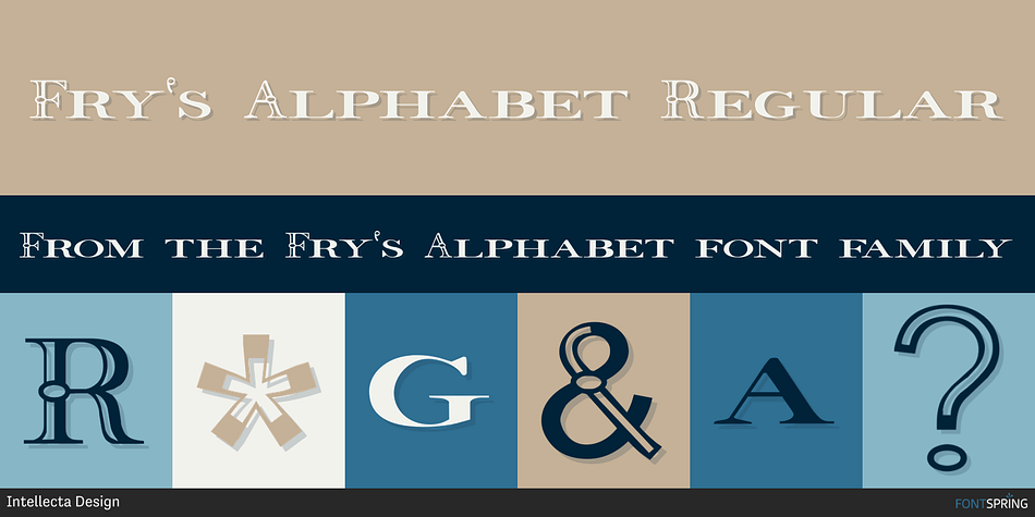 Fry's Alphabet Regular Font