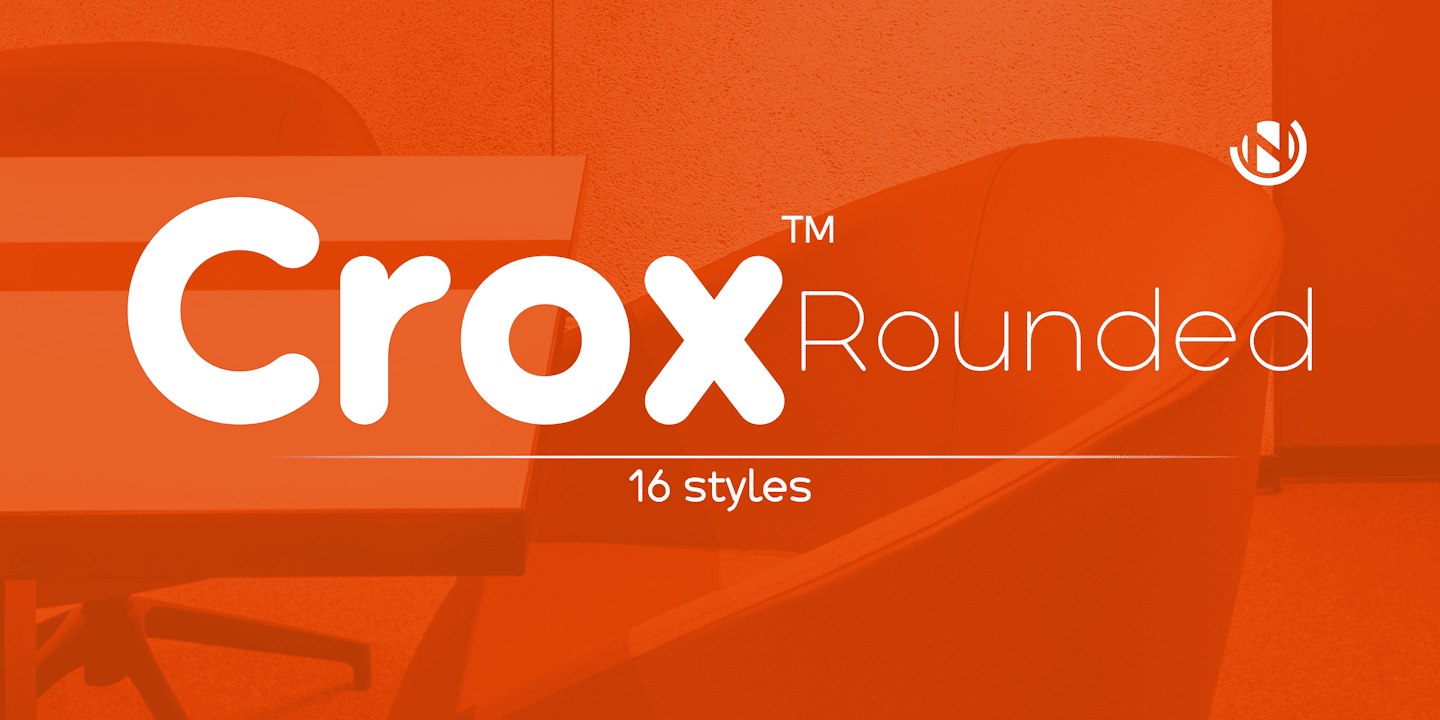 Crox™ Rounded Font
