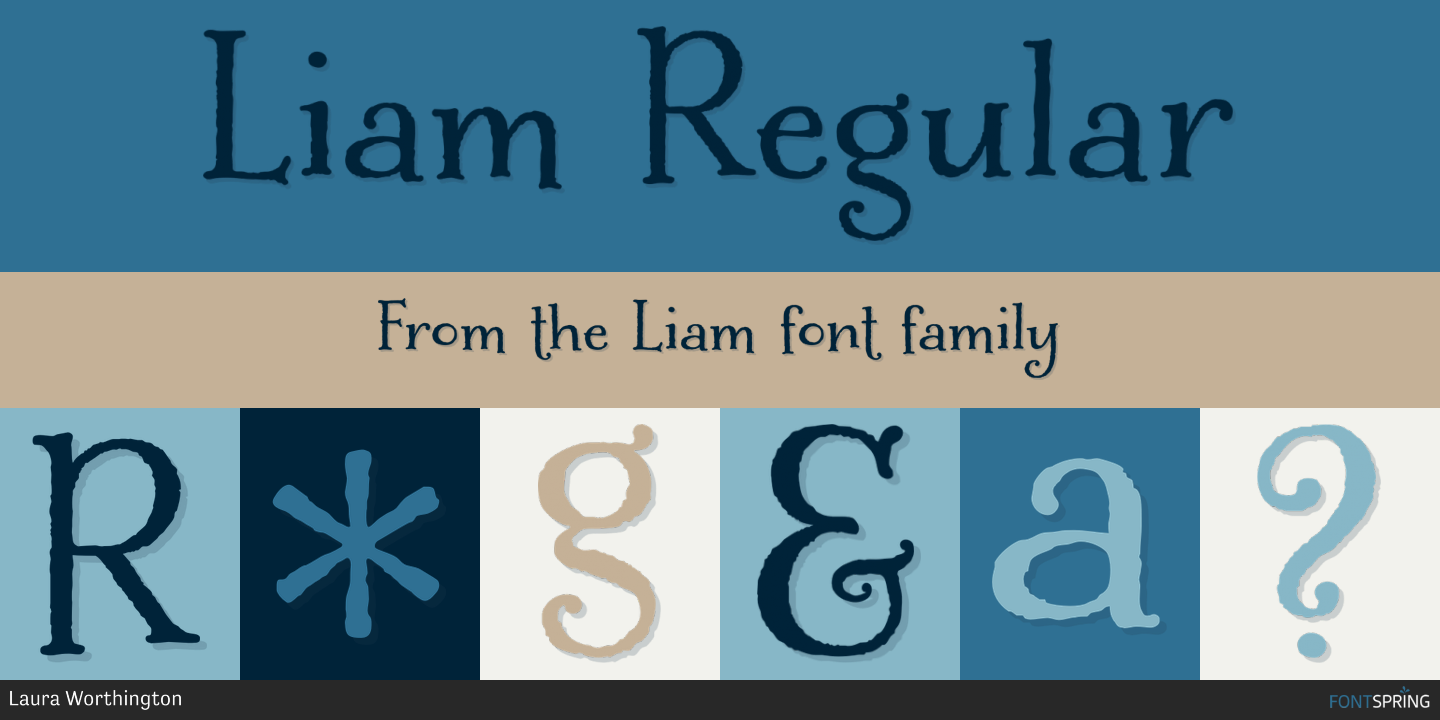 Fonts similar to Liam