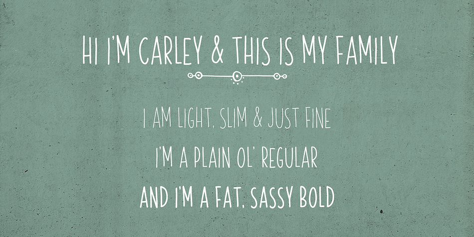 Carley Co Font