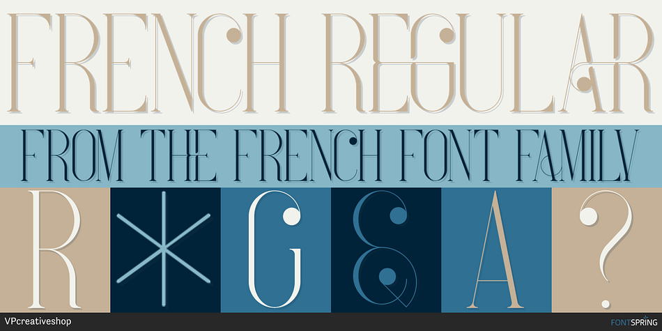 French Regular Font