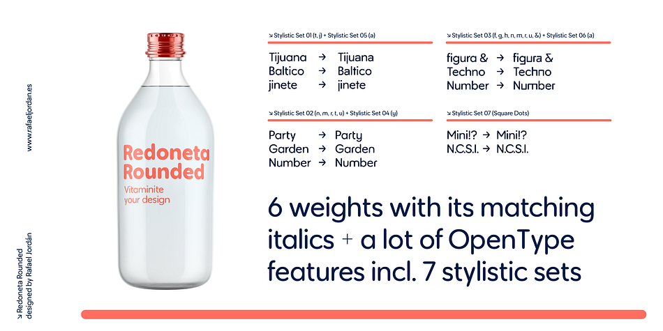 Redoneta Rounded Font