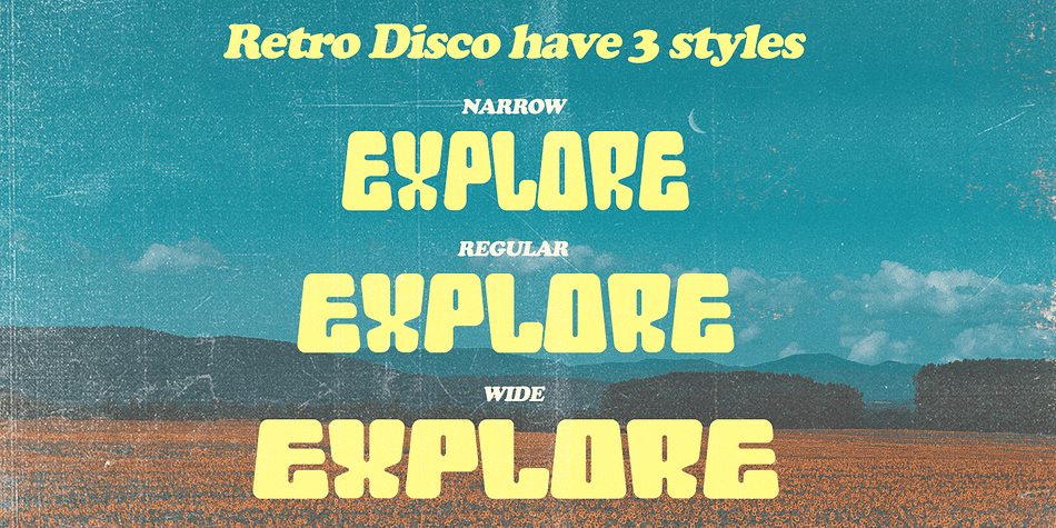 Retro Disco Font