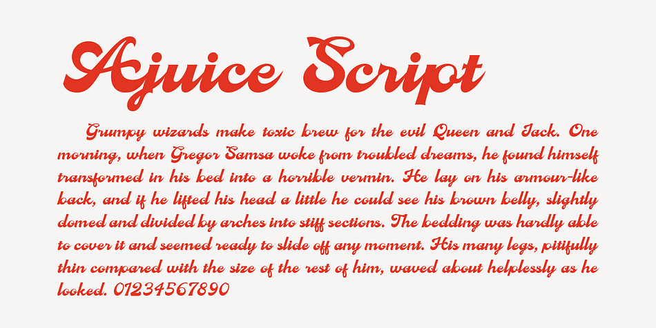 Ajuice Font