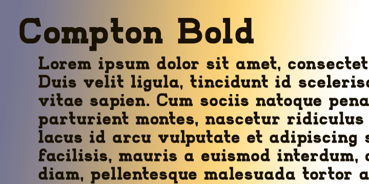 Compton Font