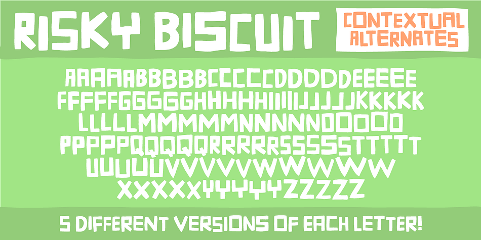 Risky Biscuit Font
