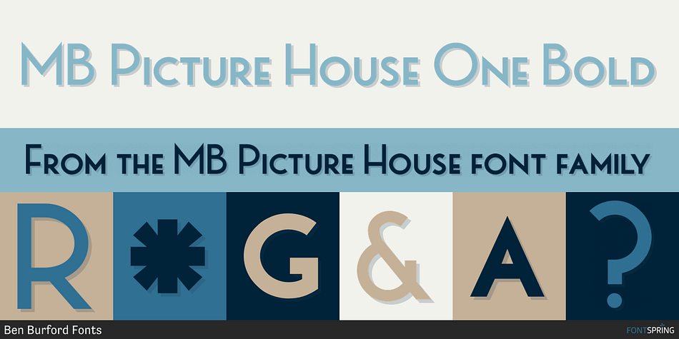 MB Picture House One Bold Font