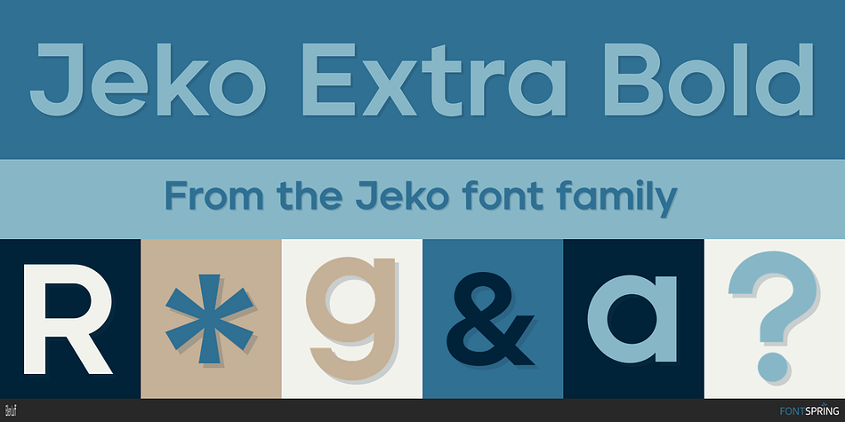 Jeko Extra Bold Font