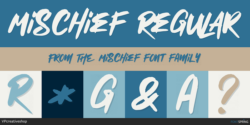 Mischief Regular Font