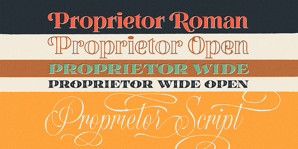 Proprietor Font
