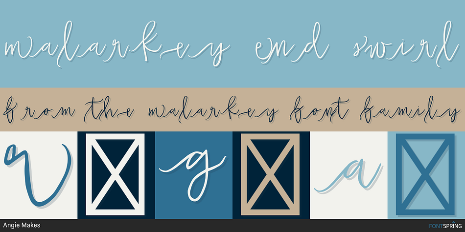 Malarkey End Swirl Font