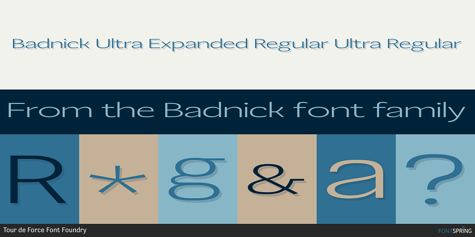 Badnick Ultra Expanded Regular Ultra Regular Font
