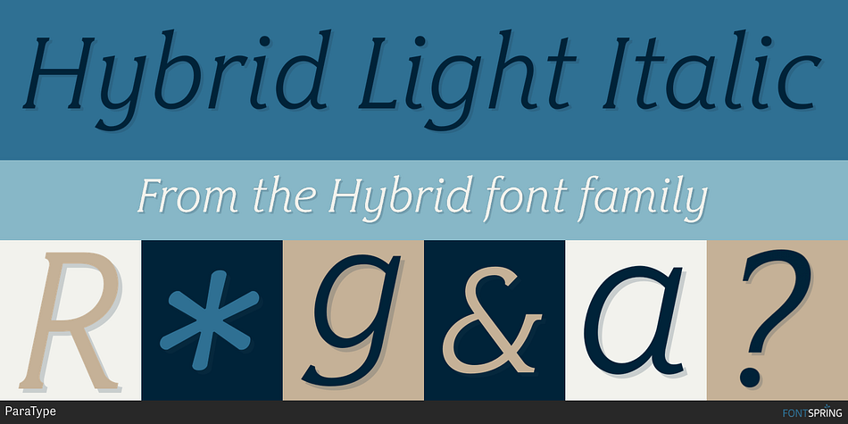 Hybrid Font