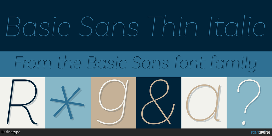 Basic Sans Basic Font | Fontspring