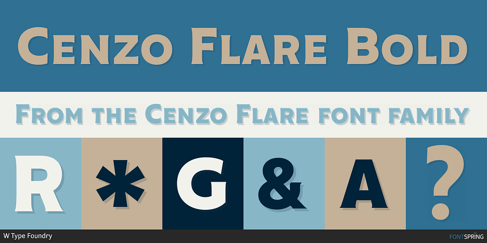 Cenzo Flare Bold Font