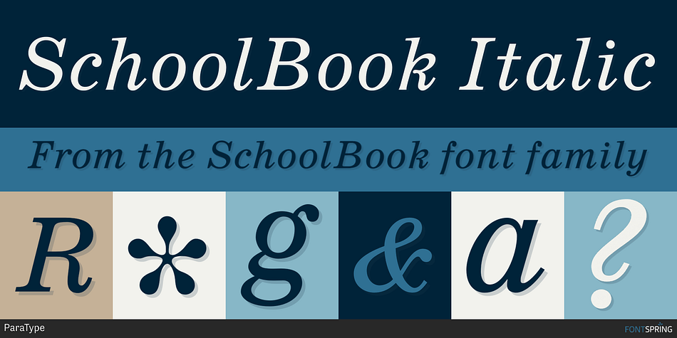 SchoolBook Font