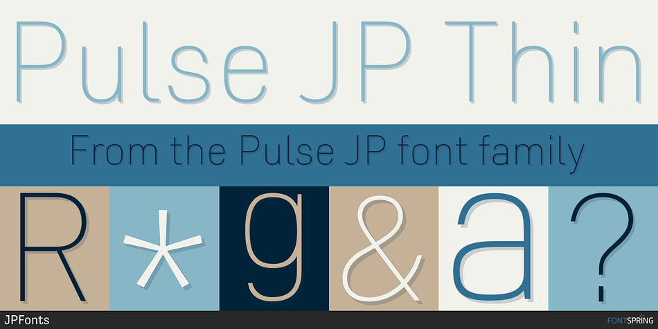 Pulse JP Thin Font