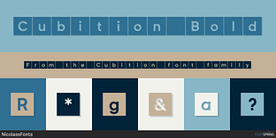 Similar Fonts To Cubition