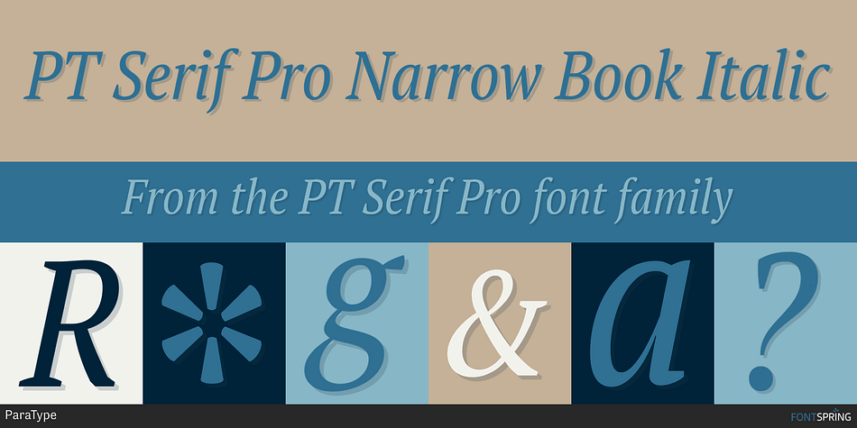 PT Serif Pro Font