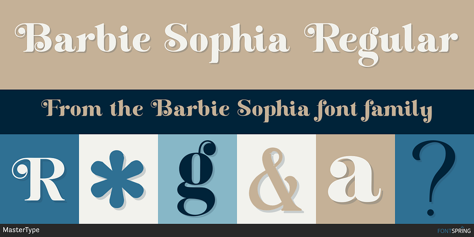 Barbie Sophia Regular Font