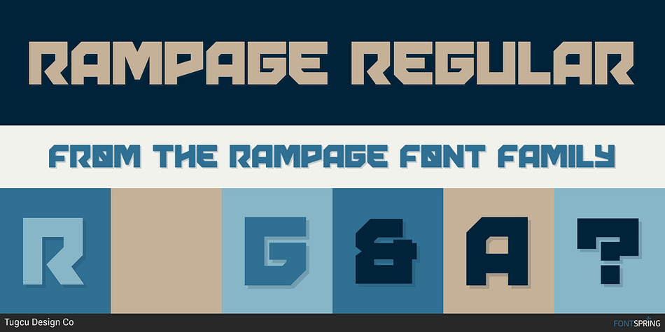 Rampage Regular Font