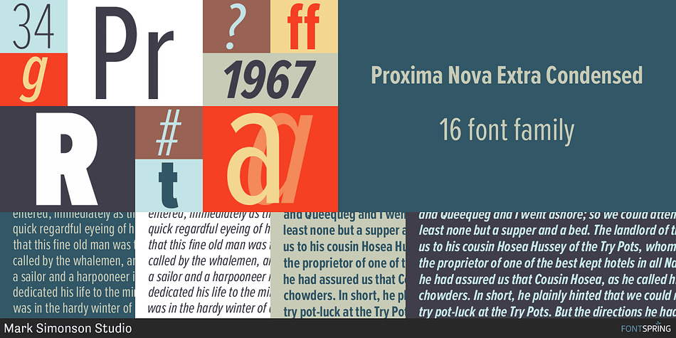 Proxima Nova Font