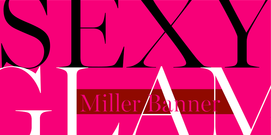 Miller Banner Font