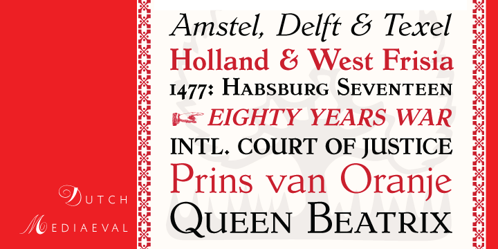Dutch Mediaeval Book Font