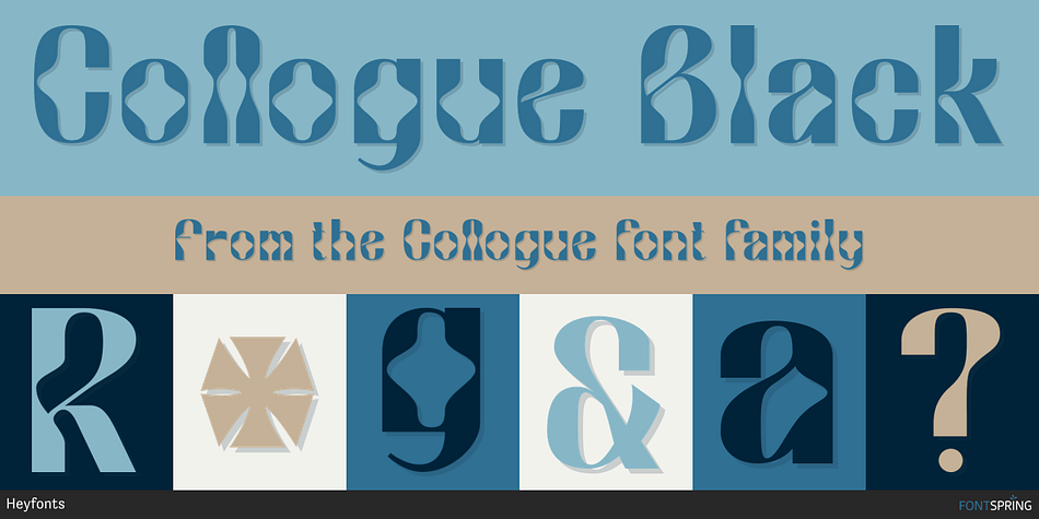 Collogue Black Font
