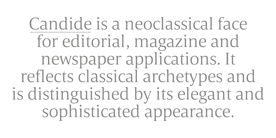 Candide Font